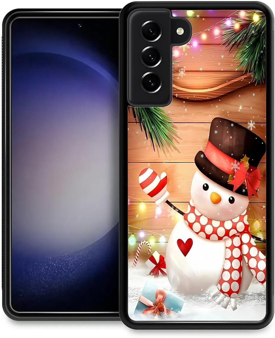 Case Compatible with Samsung Galaxy S23 Plus, Christmas Snowman Anti ...