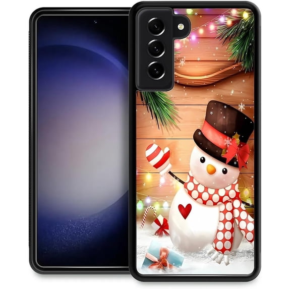 Case Compatible with Samsung Galaxy S23 Plus, Christmas Snowman Anti ...