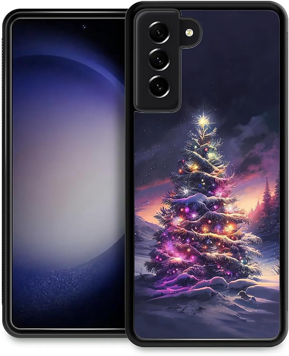 Case Compatible with Samsung Galaxy S23 Plus, Christmas Tree of The ...