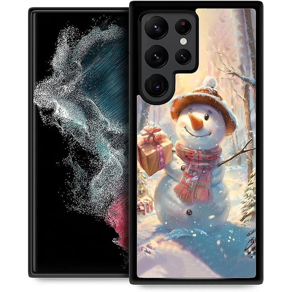 Case Compatible with Samsung Galaxy S24 Ultra, Christmas - Snowman ...
