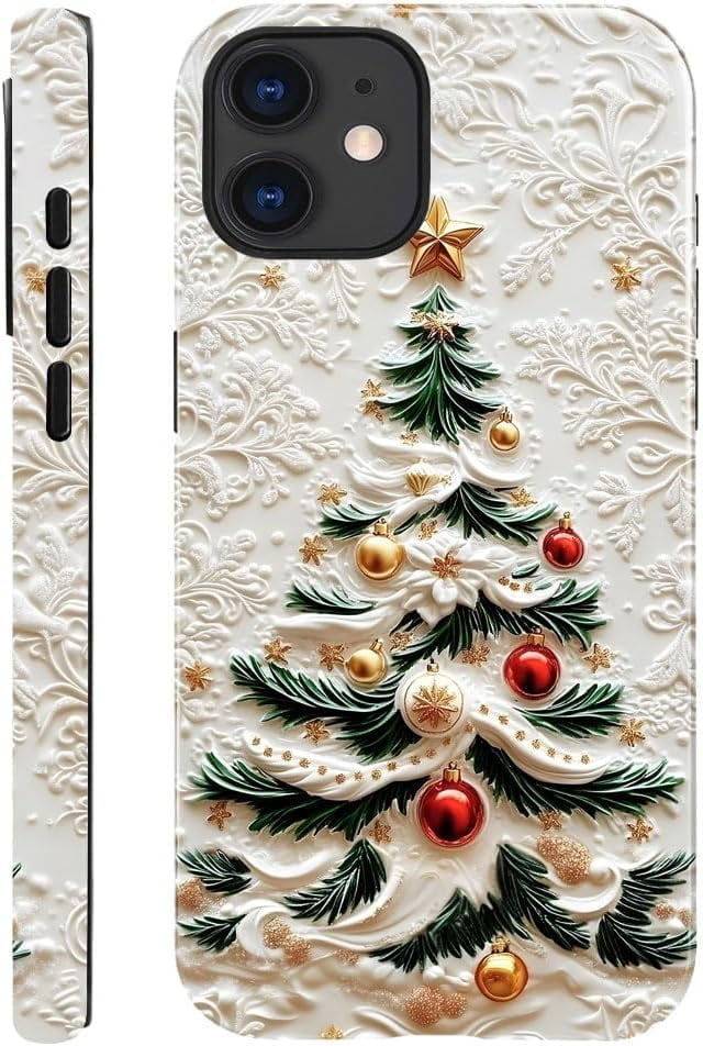 Case Compatible with iPhone 12,Glossy Durable Shock Protection Cover ...