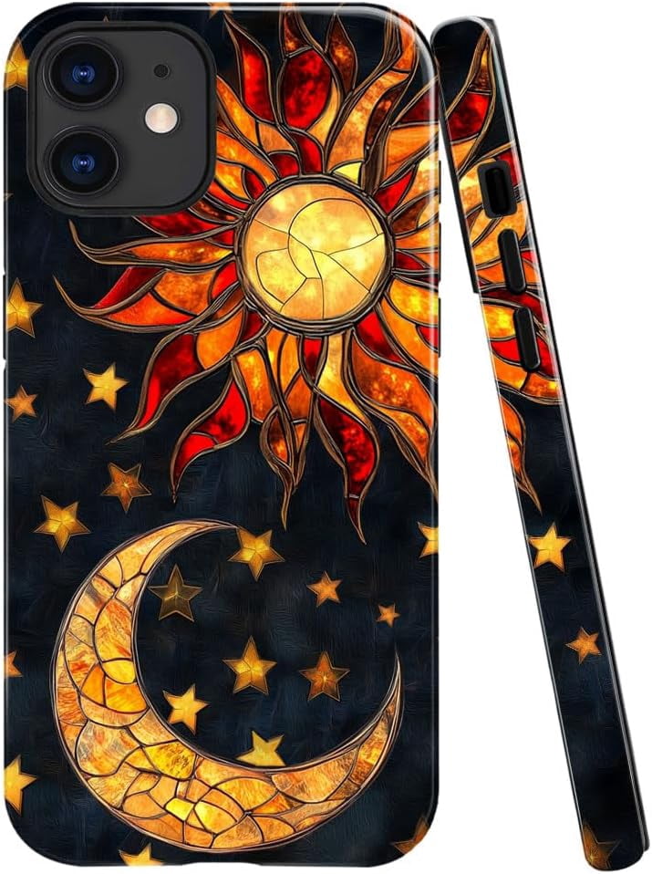 Case Compatible with iPhone 12, Glossy Durable Shock Protection Cover ...