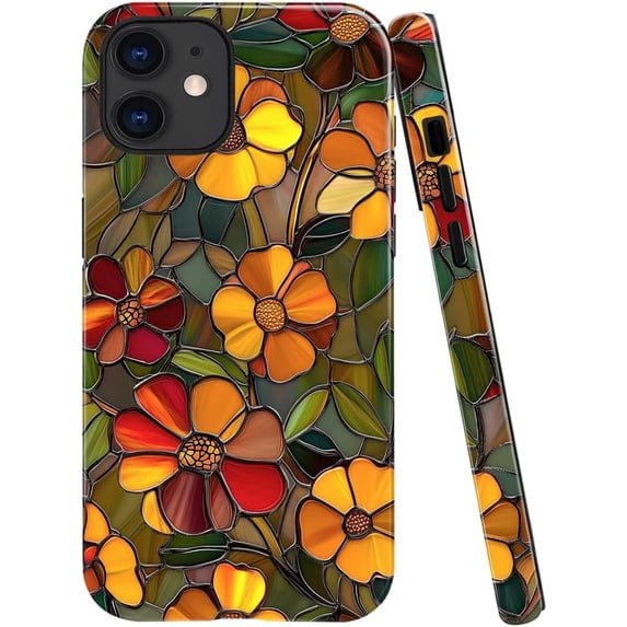 Case Compatible with iPhone 12, Glossy Durable Shock Protection Cover ...