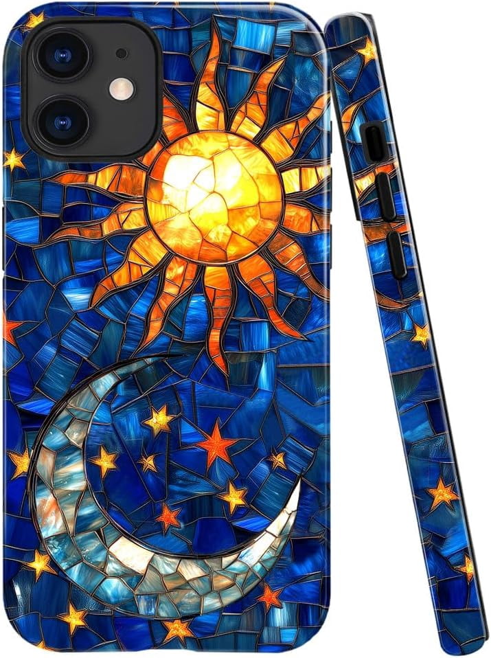 Case Compatible with iPhone 12, Glossy Durable Shock Protection Cover ...