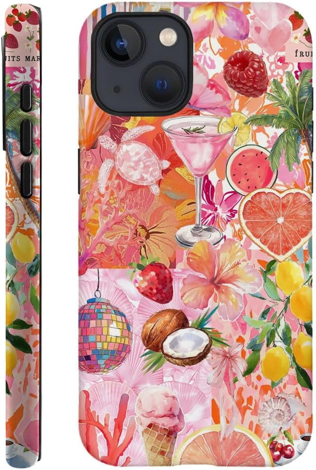 Case Compatible with iPhone 13, Durable Shock Protection Cover for Girl ...