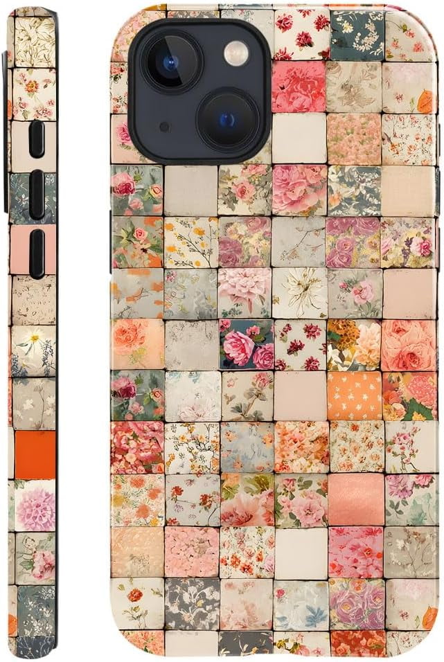 Case Compatible with iPhone 13,Glossy Durable Shock Protection Cover ...