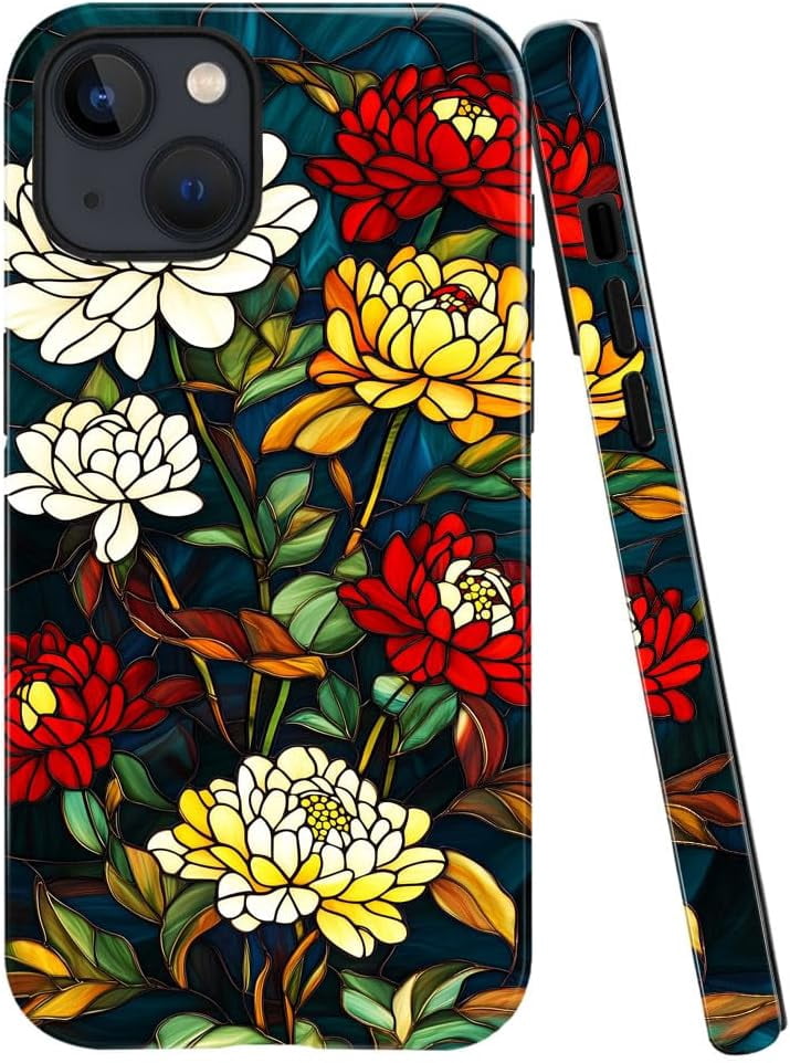 Case Compatible with iPhone 13, Glossy Durable Shock Protection Cover ...