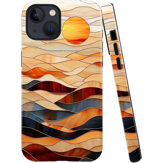 Case Compatible with iPhone 13, Glossy Durable Shock Protection Cover ...