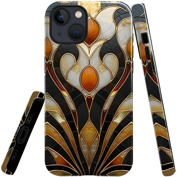 Case Compatible with iPhone 13,Scratch Resistant Hybrid 2-Layer Hard ...