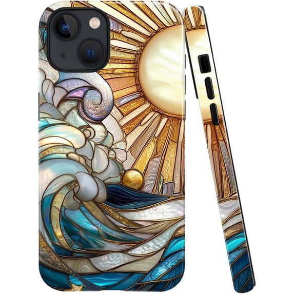 Case Compatible with iPhone 14, Glossy Durable Shock Protection Cover ...