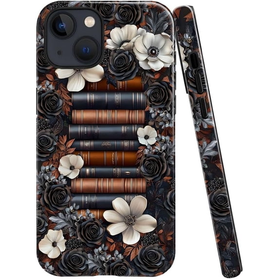 Case Compatible with iPhone 14 Plus,Glossy Hybrid 2-Layer Hard Shell,Shockproof Soft for Girl ...