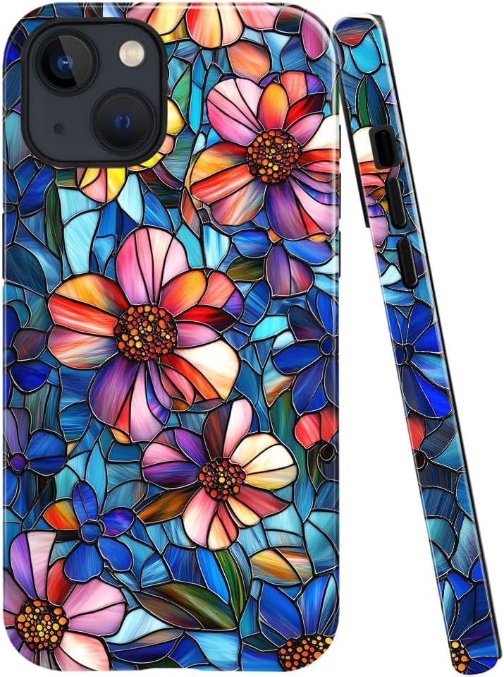 Case Compatible with iPhone 15, Glossy Durable Shock Protection Cover ...