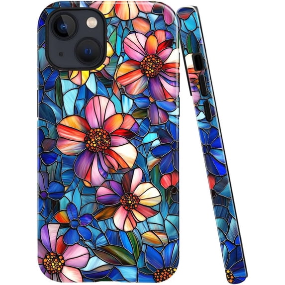 Case Compatible with iPhone 15, Glossy Durable Shock Protection Cover ...