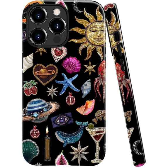 Case Compatible with iPhone 15 Pro, Glossy Durable Shock Protection ...