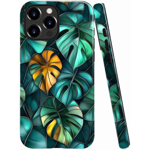 Case Compatible with iPhone 15 Pro Max,Glossy Hybrid 2-Layer Hard Shell ...