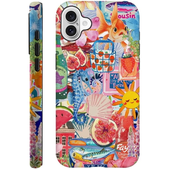 Case Compatible with iPhone 16, Durable Shock Protection Cover for Girl ...