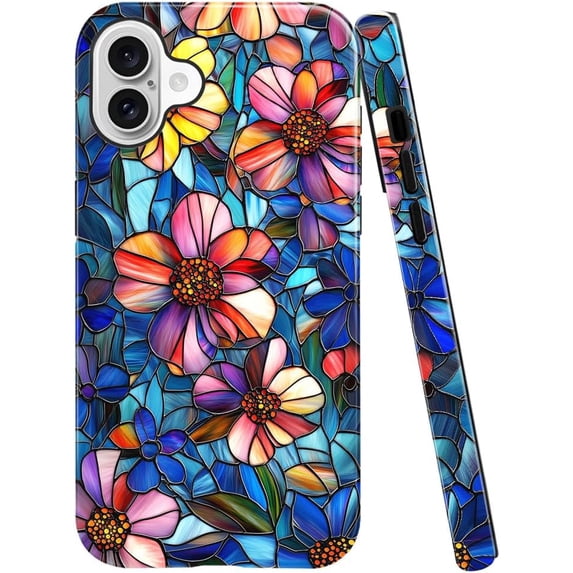 Case Compatible with iPhone 16, Glossy Durable Shock Protection Cover ...