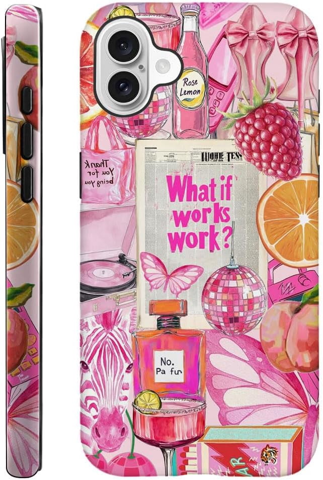 Case Compatible with iPhone 16 Plus, Durable Shock Protection Cover for ...