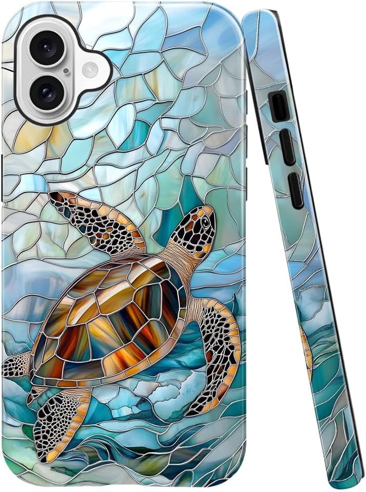 Case Compatible with iPhone 16 Plus, Glossy Durable Shock Protection ...