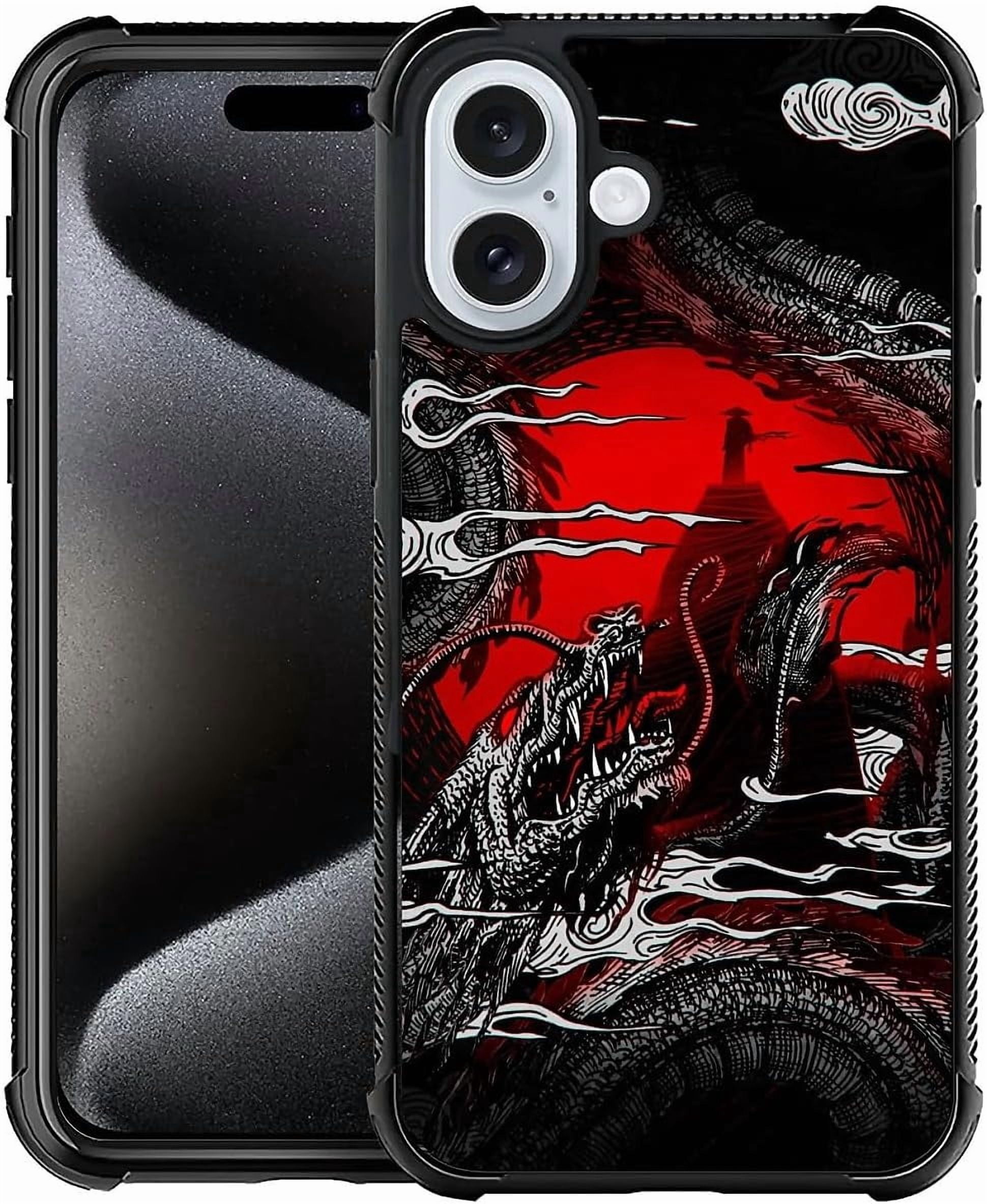 Case Compatible with iPhone 16 Plus, Pattern Plexiglass Cover for Boys ...