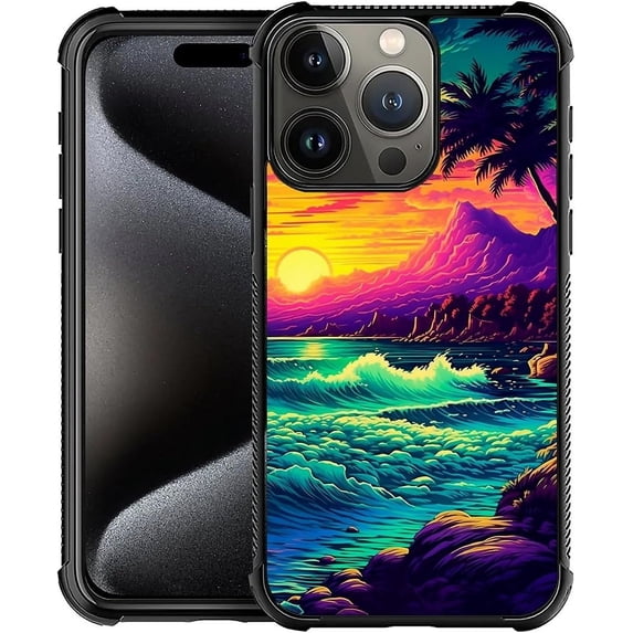 Case Compatible with iPhone 16 Pro,Pattern Plexiglass Cover for Boys ...