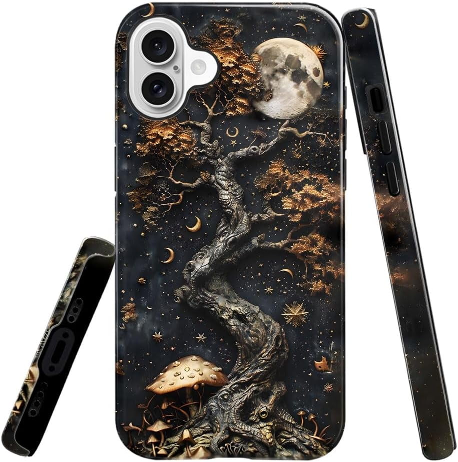 Case Compatible with iPhone 16,Scratch Resistant Hybrid 2-Layer Hard ...