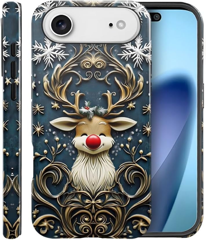 Case Compatible with iPhone 17 Air,Scratch Resistant Hybrid 2-Layer ...