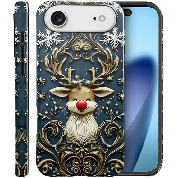 Case Compatible with iPhone 17 Air,Scratch Resistant Hybrid 2-Layer ...