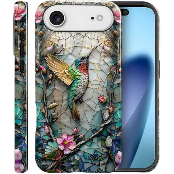 Case Compatible with iPhone 17 Air,Scratch Resistant Hybrid 2-Layer ...