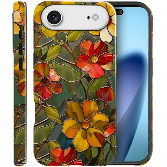 Case Compatible with iPhone 17 Air,Scratch Resistant Hybrid 2-Layer ...