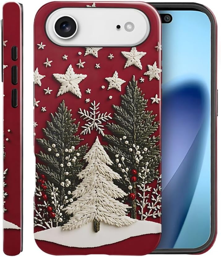 Case Compatible with iPhone 17 Air,Scratch Resistant Hybrid 2-Layer ...