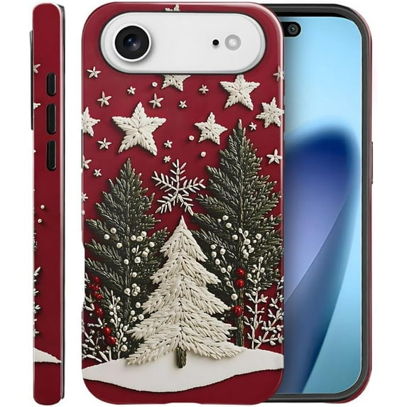 Case Compatible with iPhone 17 Air,Scratch Resistant Hybrid 2-Layer ...