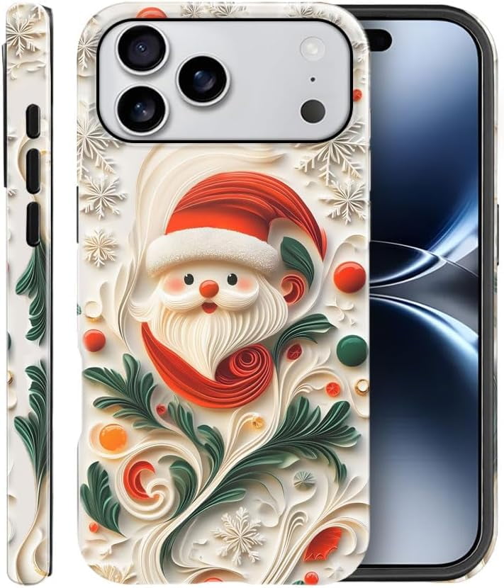 Case Compatible with iPhone 17 Pro Max,Scratch Resistant Hybrid 2-Layer ...