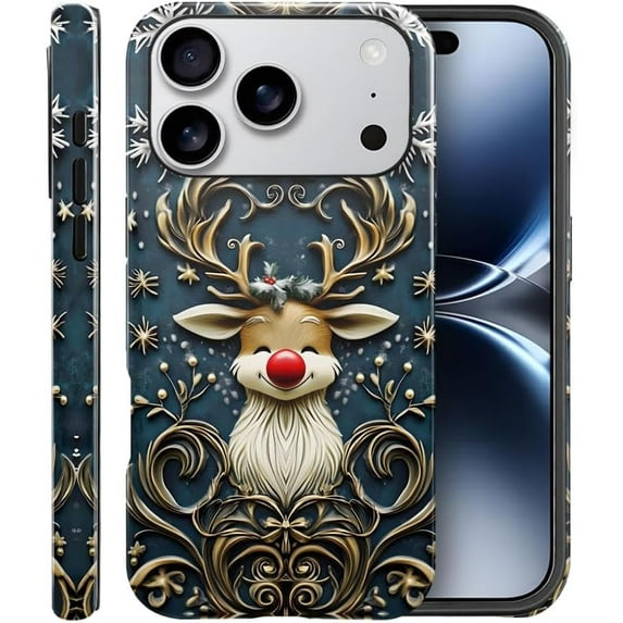 Case Compatible with iPhone 17 Pro,Scratch Resistant Hybrid 2-Layer ...