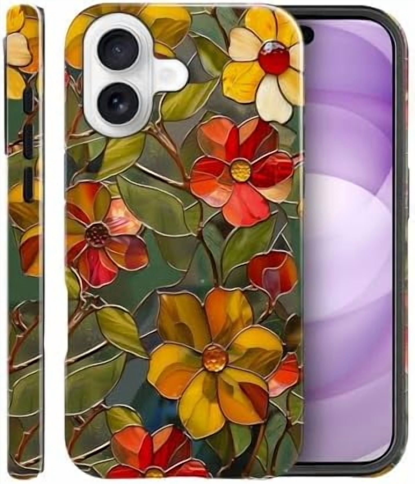 Case Compatible with iPhone 17,Scratch Resistant Hybrid 2-Layer Hard ...