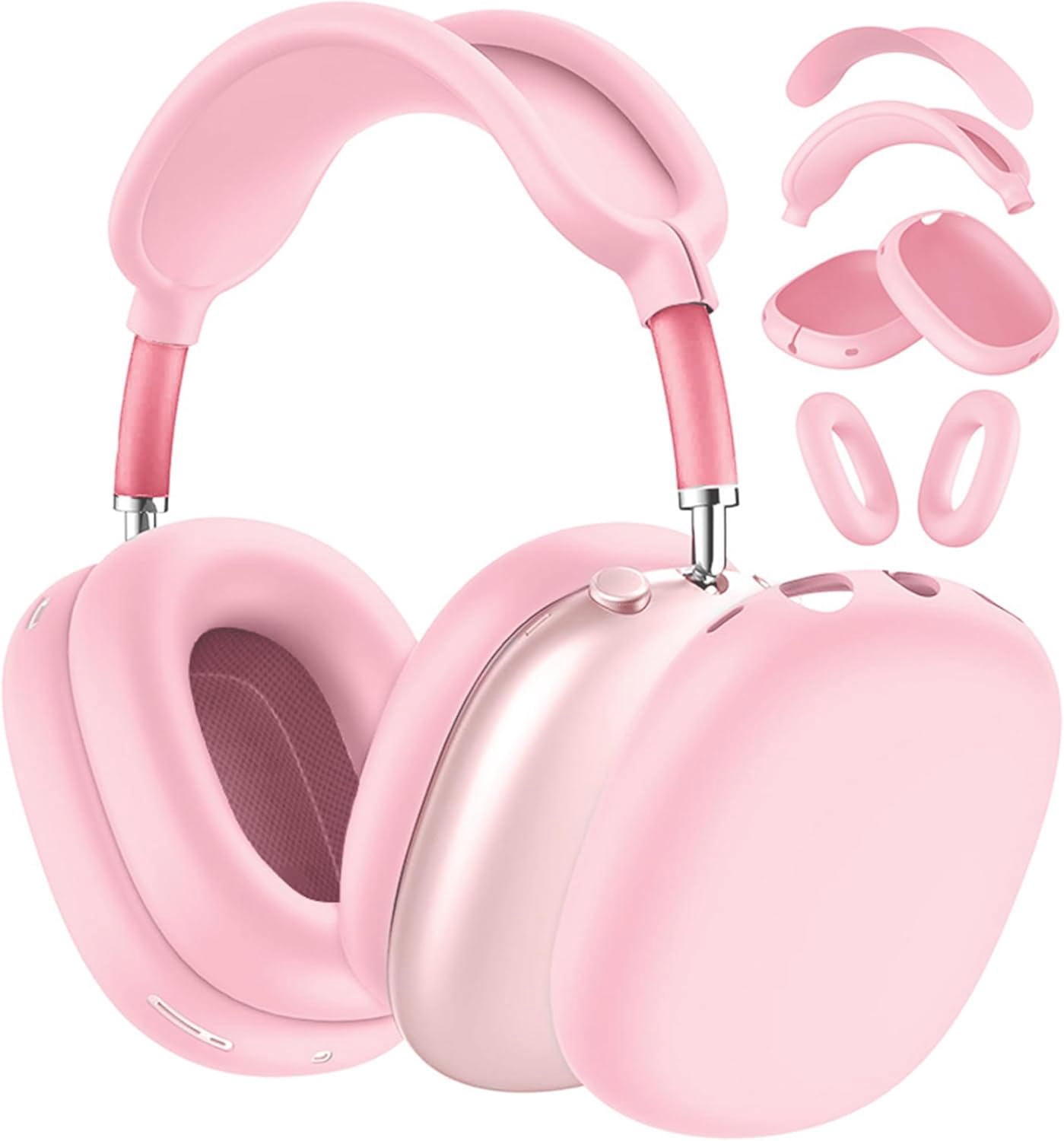 Case Cover for AirPods Max Headphones, Soft Silicone Ear Cups Cover ...