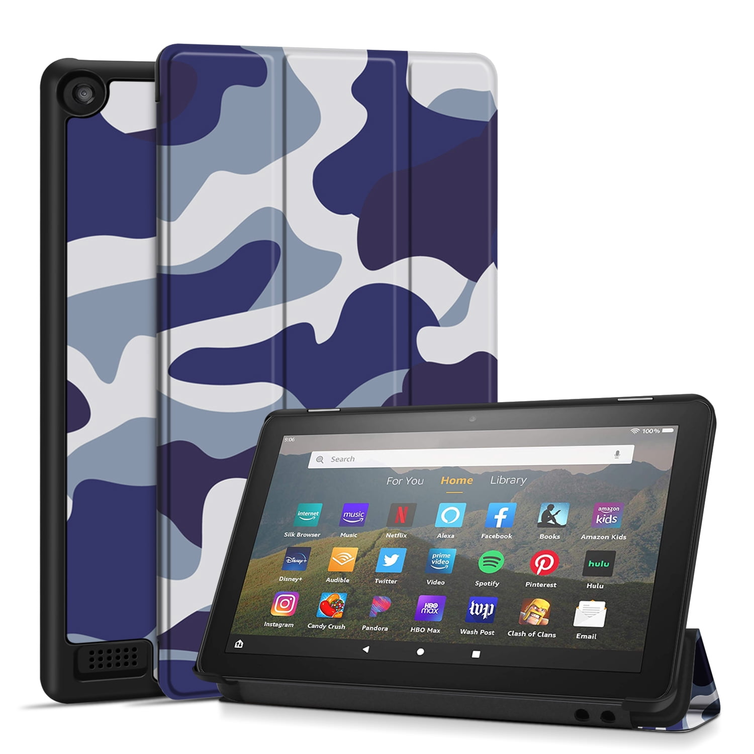 Case Cover for Amazon Kindle Fire 7 Tablet 9th & 7th Generation, Smart ...