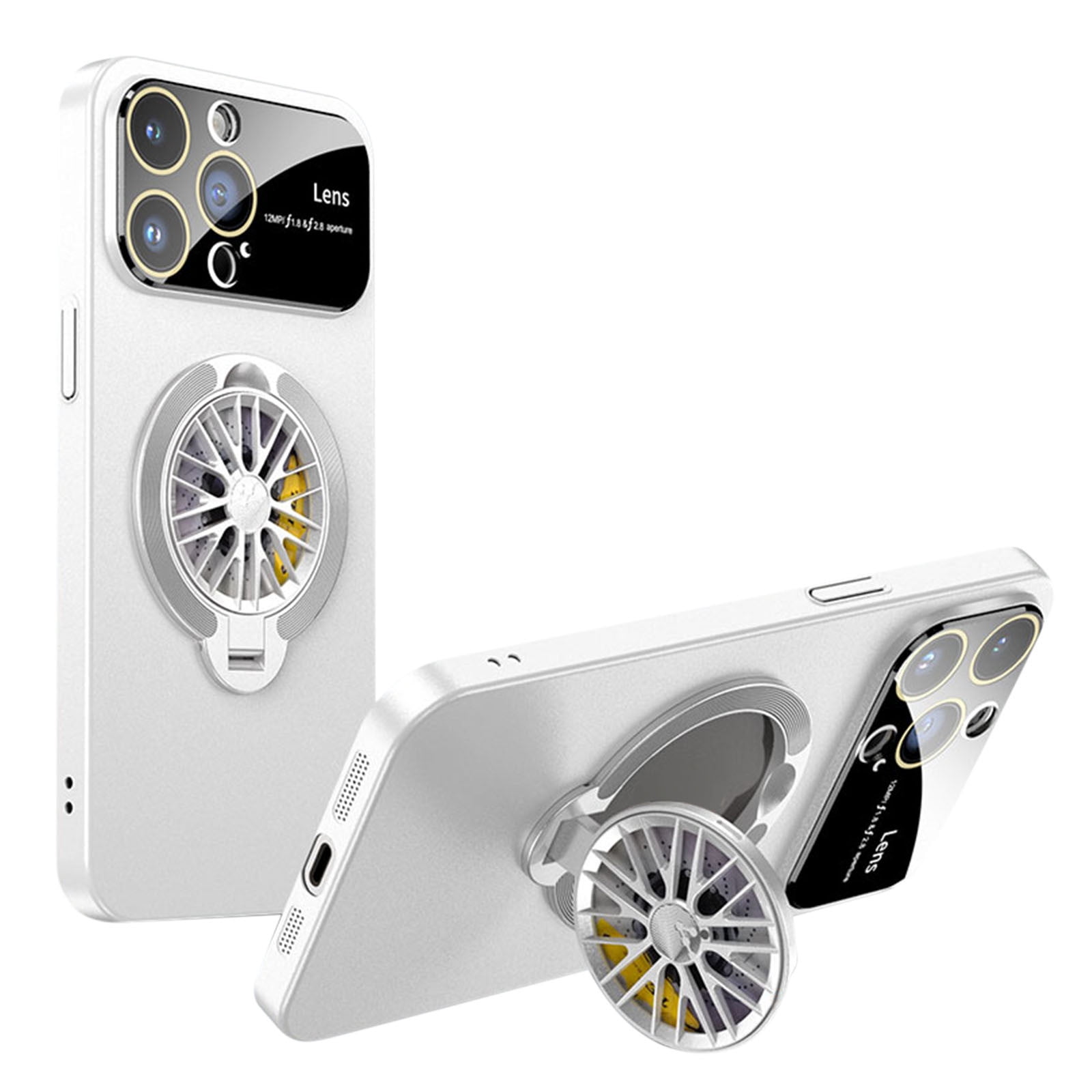 Case Cover For Phone 14 Pro Max 6.8inch Case Gyroscope Stand Magnetic ...