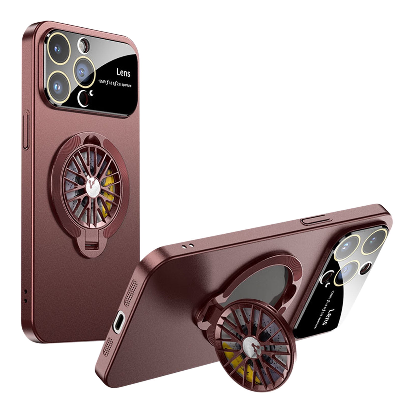 Case Cover For Phone 14 Pro Max 6.8inch Case Gyroscope Stand Magnetic ...