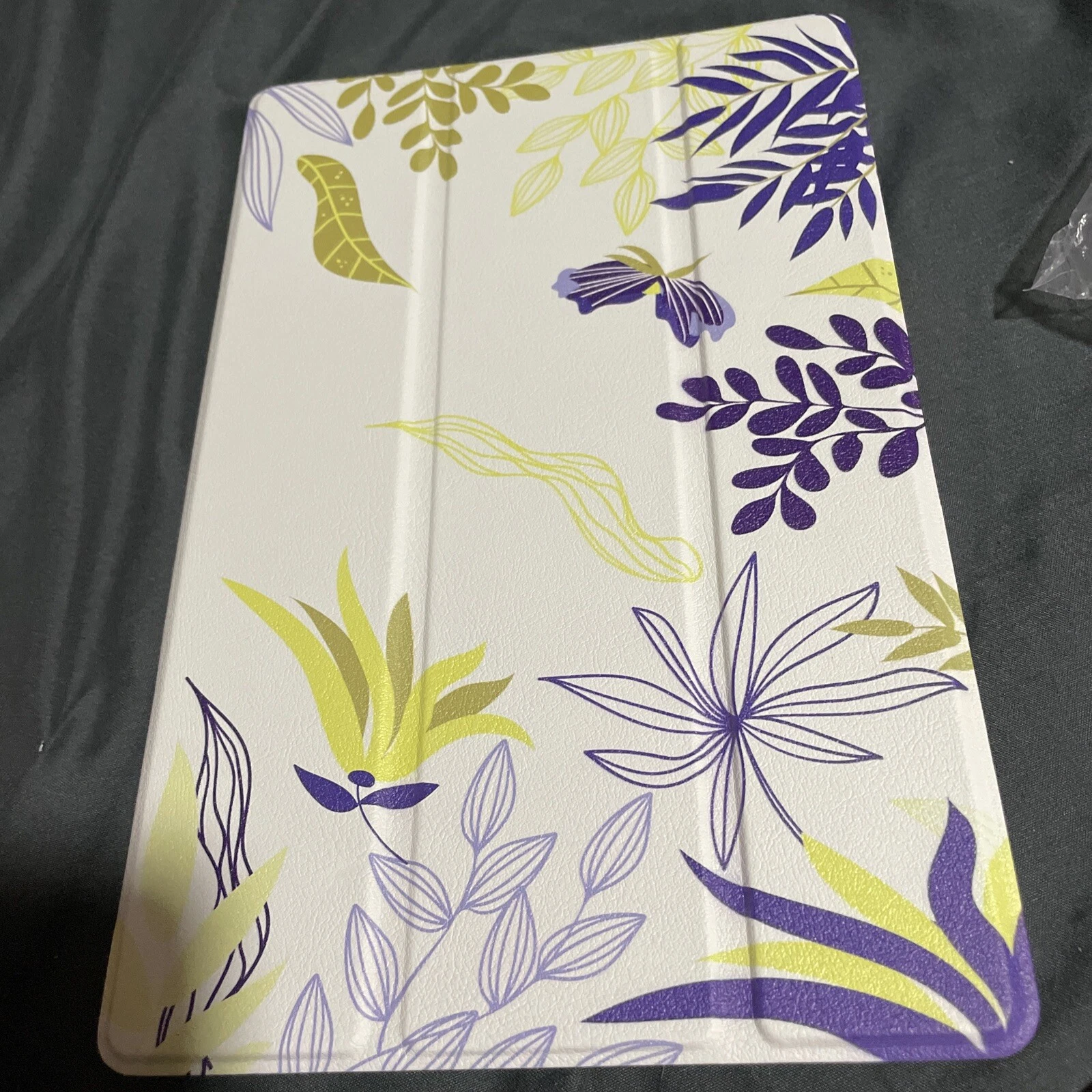 Case Cover For Samsung Tab A7 Lite 8.7” Inch 2021 Model White Leaf ...