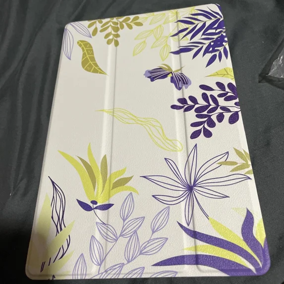 Case Cover For Samsung Tab A7 Lite 8.7” Inch 2021 Model White Leaf ...