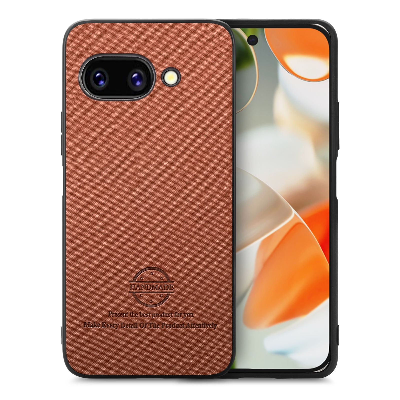 Case Designed for Google Pixel 9a, Fabric Texture Back +TPU Frame ...