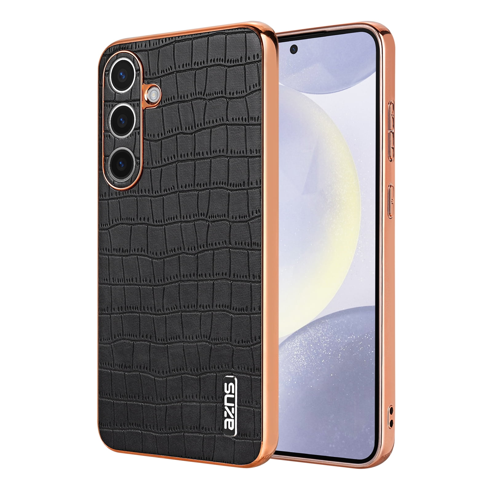 Case Designed for Samsung Galaxy A56 5G, Classic Crocodile Texture PU ...