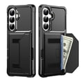Case Designed for Samsung Galaxy S24+, Hybrid PU Leather + PC ...