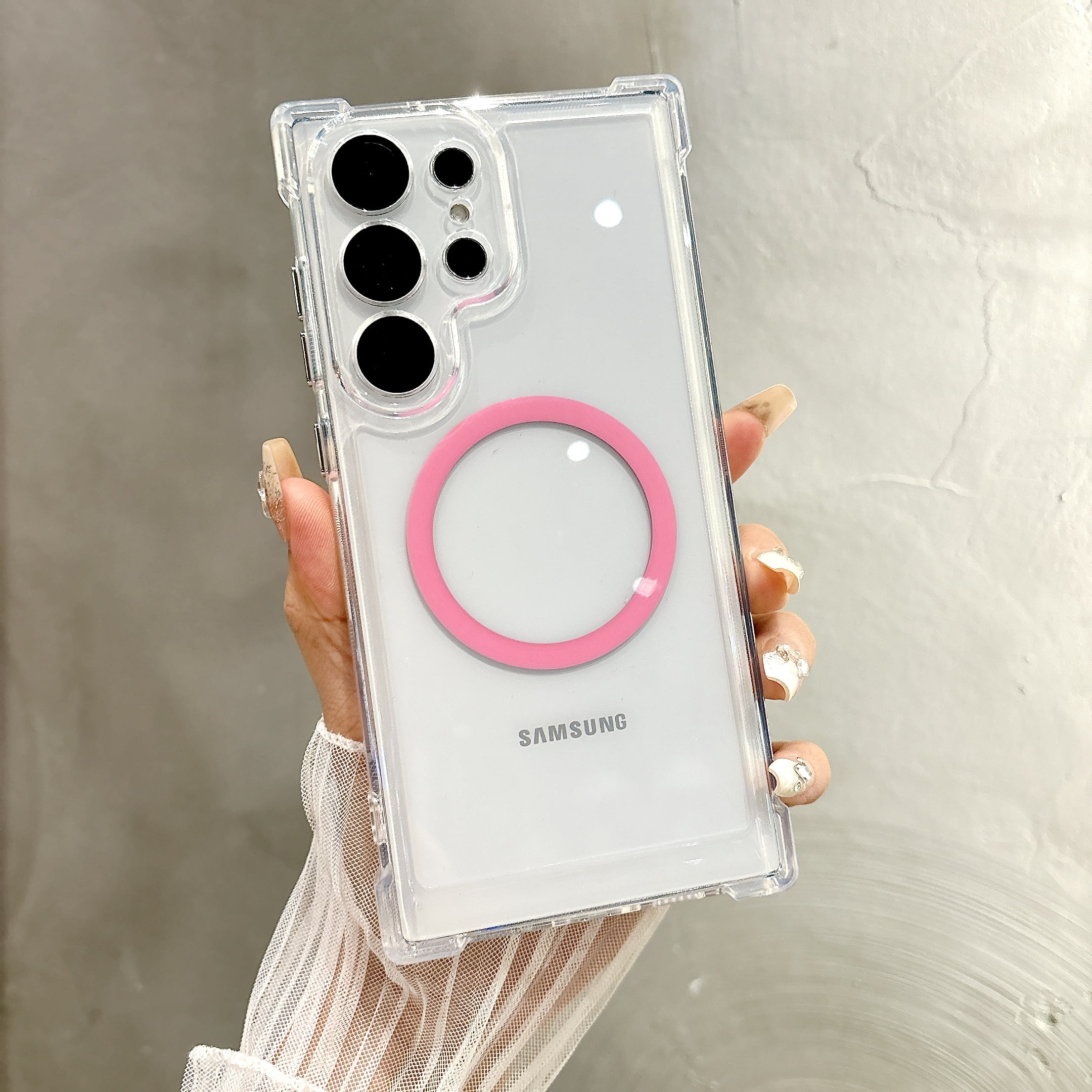 Case Designed for Samsung Galaxy S25 Ultra Case Magnetic Clear with ...