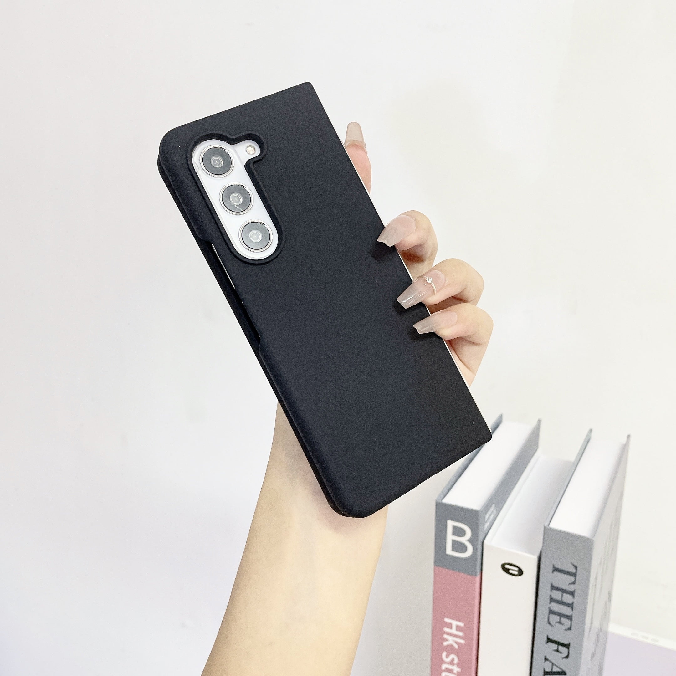 Case Designed for Samsung Galaxy Z Fold 5, Luxury Liquid Silicone ...