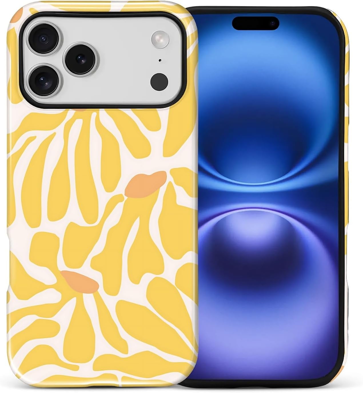 Case Designed for iPhone 13 14, Hybrid 2-Layer Case, Military-Grade ...