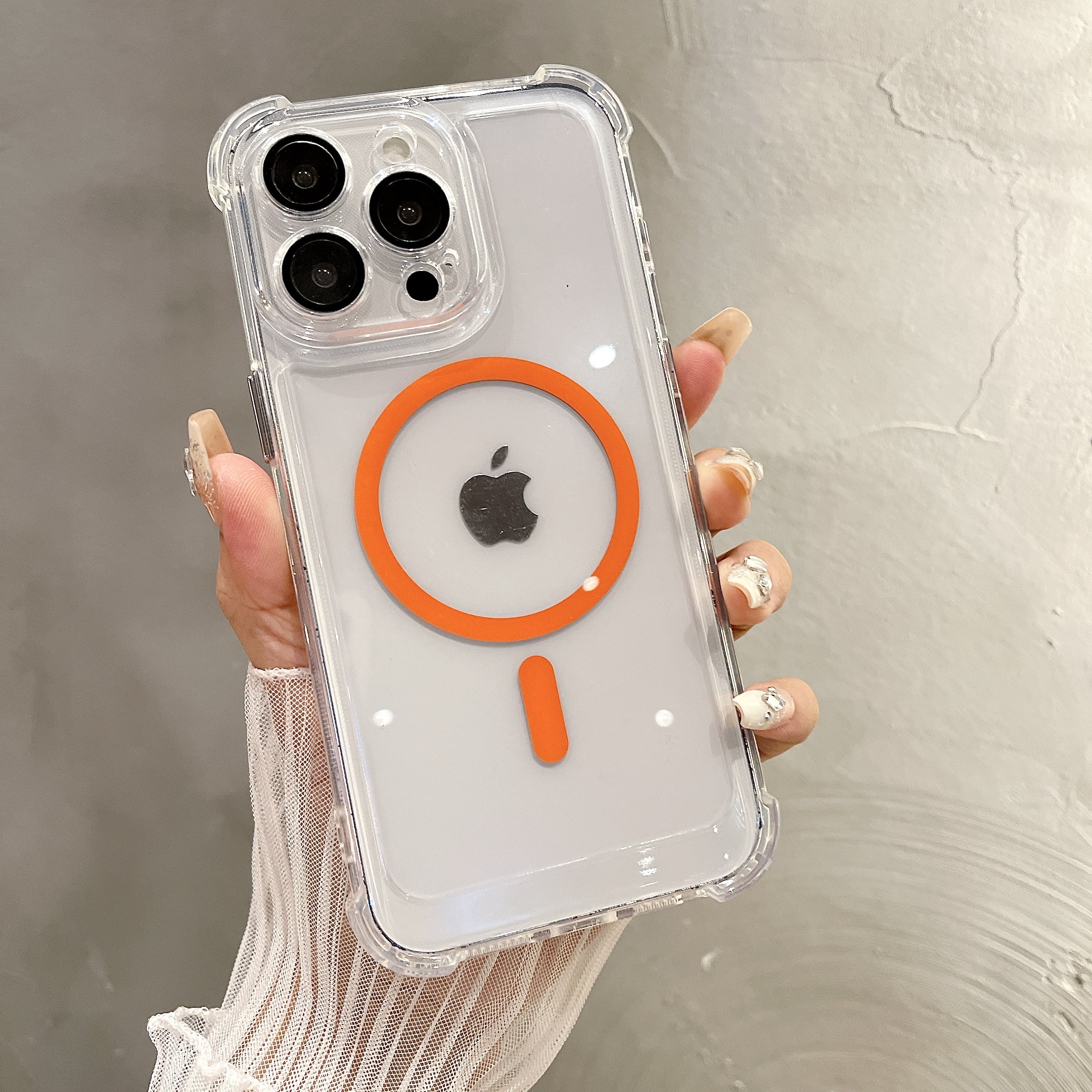 Case Designed for iPhone 12 Pro Max Case Magnetic Clear with Camera ...