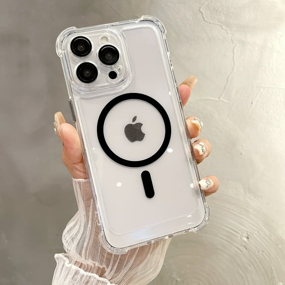 Case Designed for iPhone 13 Pro Max Case Magnetic Clear with Camera ...