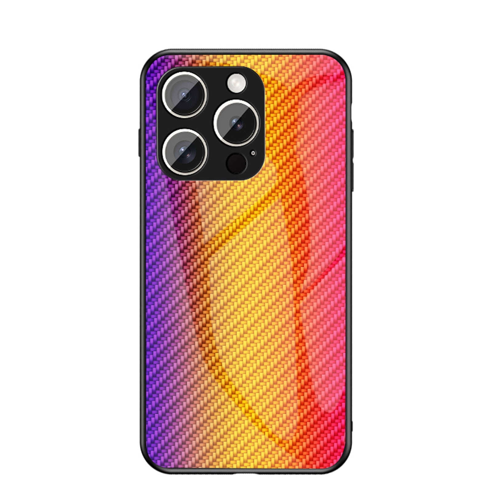 Case Designed for iPhone 15, Tempered Glass Back +TPU Frame, Luxury ...